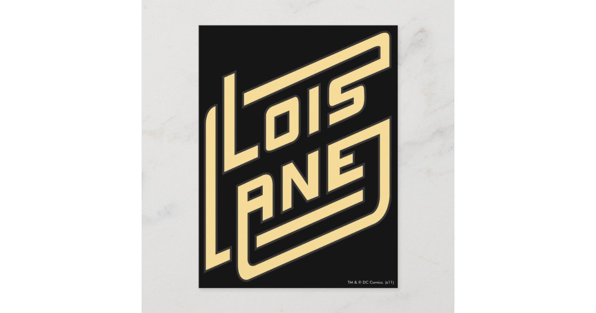 Lois Lane Logo Postcard | Zazzle