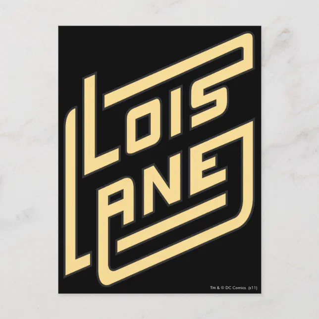 Lois Lane Logo Postcard | Zazzle