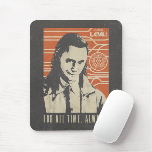 Loki - For All Time. Always! Mouse Pad | Zazzle