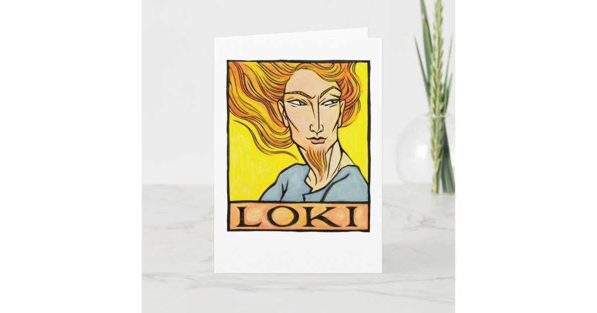 Loki Greeting Card | Zazzle