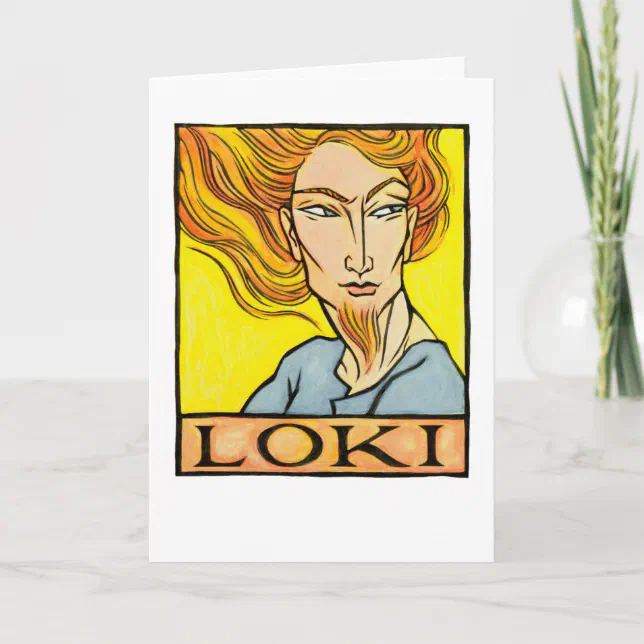 Loki Greeting Card | Zazzle