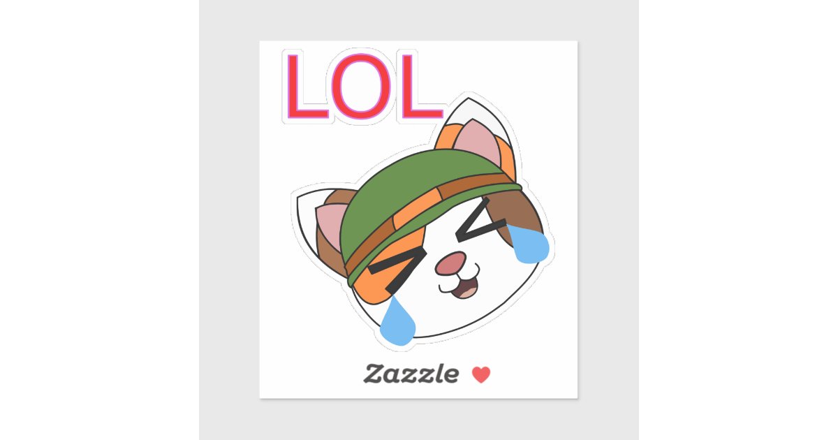 LOL Emoji Sticker | Zazzle