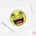 LOL Face Classic Round Sticker | Zazzle