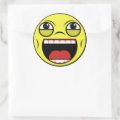 LOL Face Classic Round Sticker | Zazzle