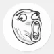 LOL Laugh Out Loud Rage Face Meme Classic Round Sticker | Zazzle