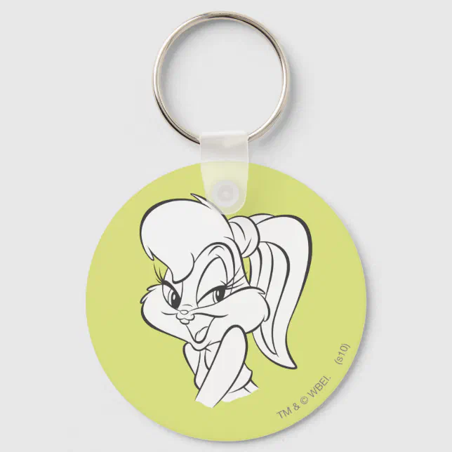 Lola Bunny Expressive 2 Keychain | Zazzle