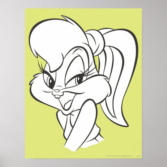 Lola Bunny Expressive 2 Poster | Zazzle.com