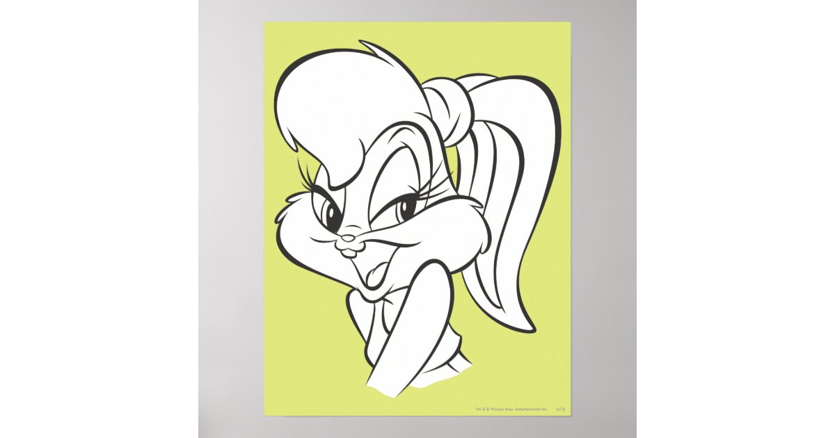 Lola Bunny Expressive 2 Poster | Zazzle