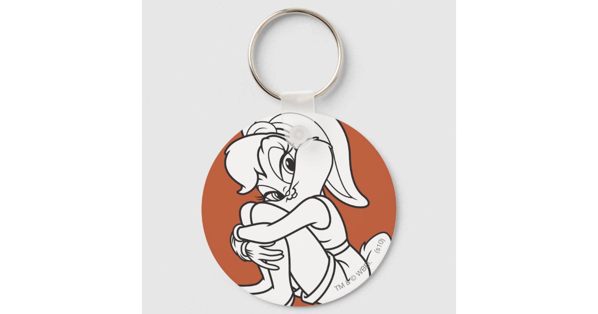 Lola Bunny Flirty Keychain | Zazzle