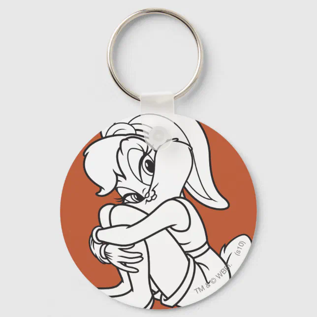 Lola Bunny Flirty Keychain | Zazzle