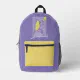 Lola Portrait Autograph Printed Backpack | Zazzle