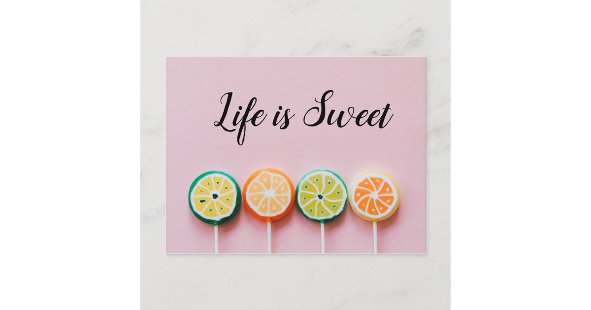 Lollipop Post Card | Zazzle