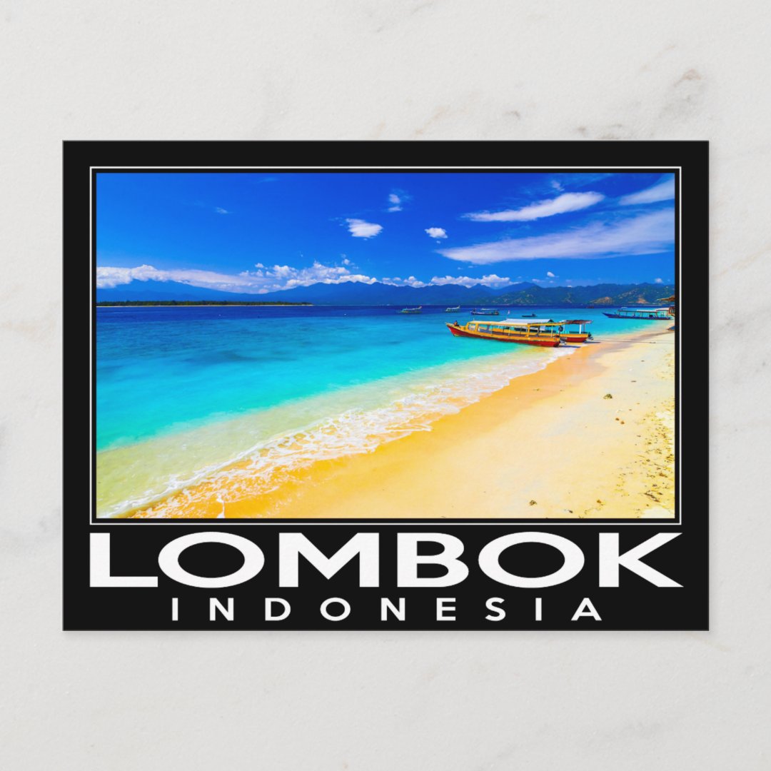 Lombok Indonesia Postcard | Zazzle