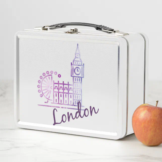 London Big Ben Lunch Box – Great Britain Metal | Zazzle