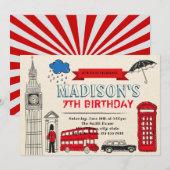 London birthday party invitation | Zazzle