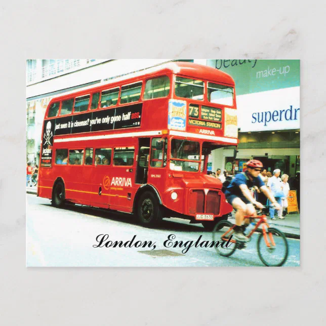 London Bus Postcard | Zazzle