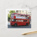 London bus postcard | Zazzle