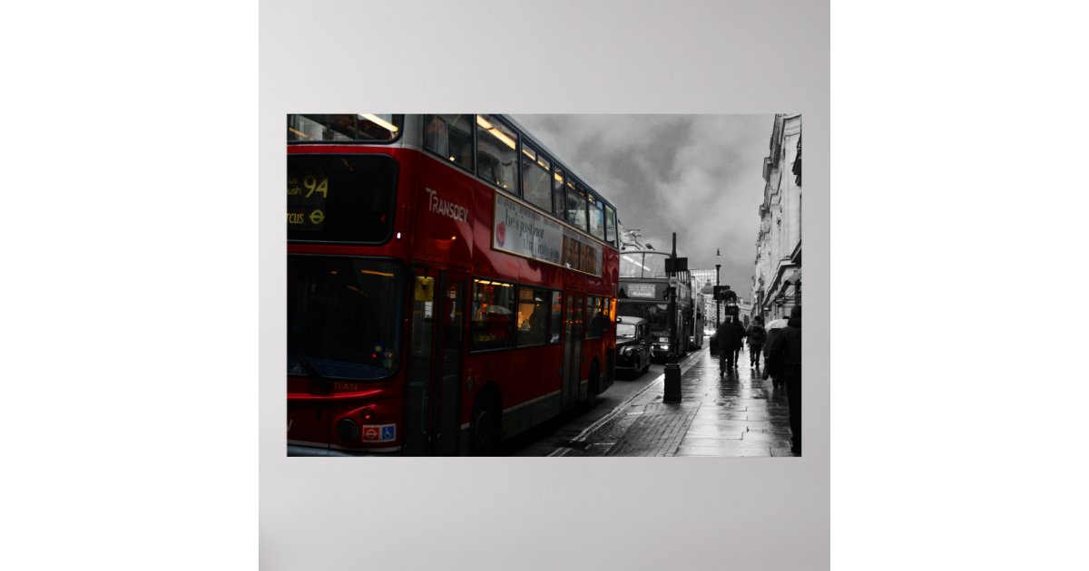 London bus poster | Zazzle