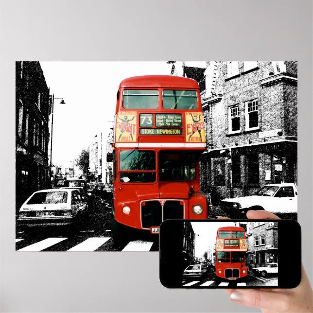 London Bus Poster 5 | Zazzle