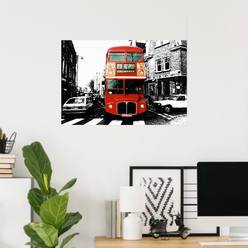 London Bus Poster 5 | Zazzle