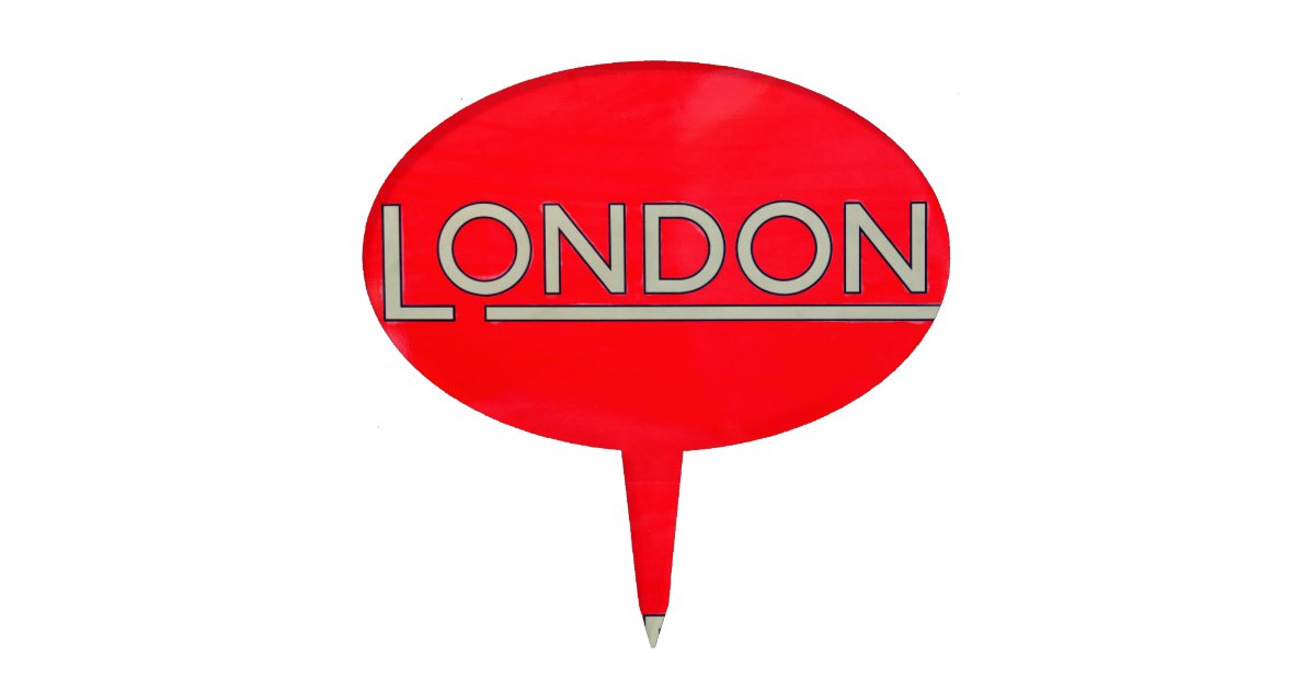 London Cake Topper | Zazzle