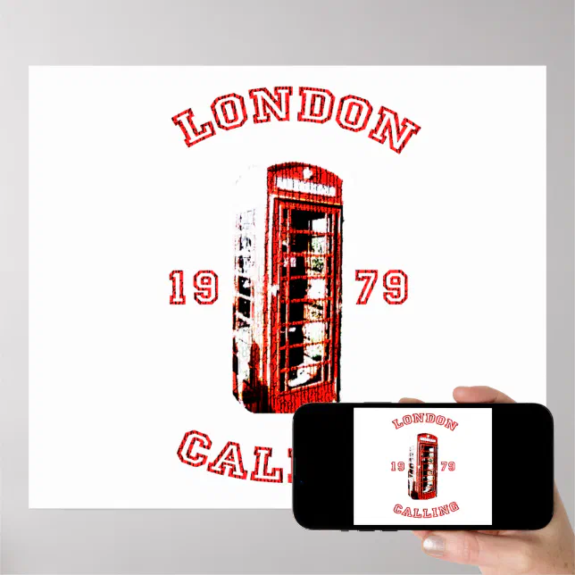 London Calling 1979 Poster | Zazzle