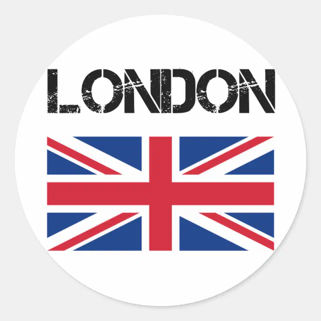 London Classic Round Sticker | Zazzle