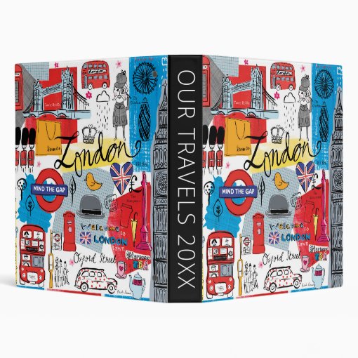 London, England 3 Ring Binder | Zazzle