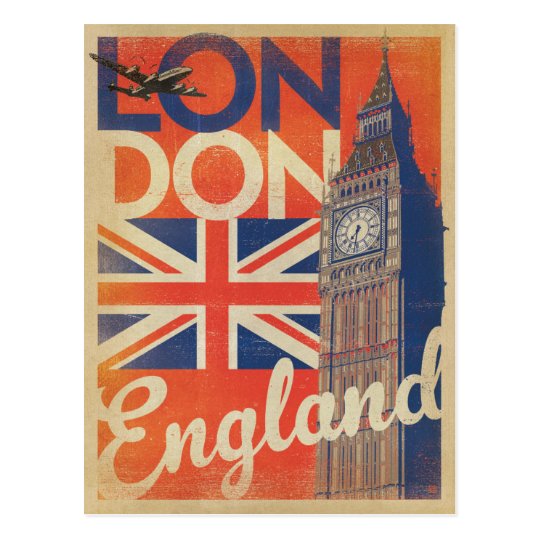 London, England - Flag Postcard | Zazzle.com