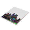 London, England in graffiti Ceramic Tile | Zazzle
