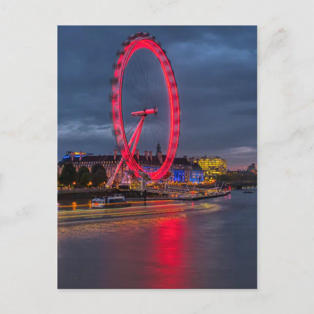 London Eye, London UK Postcard | Zazzle