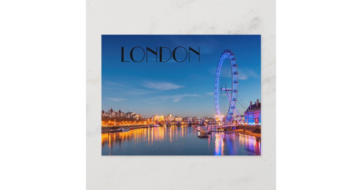 London Eye Postcard | Zazzle