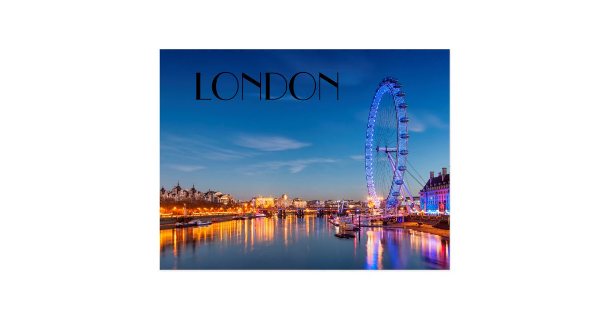 London Eye Postcard | Zazzle.com