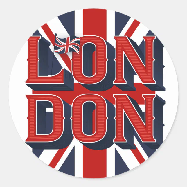 London Flag / Stickers | Zazzle