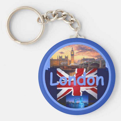 London Keychains & London Key Chain Designs | Zazzle