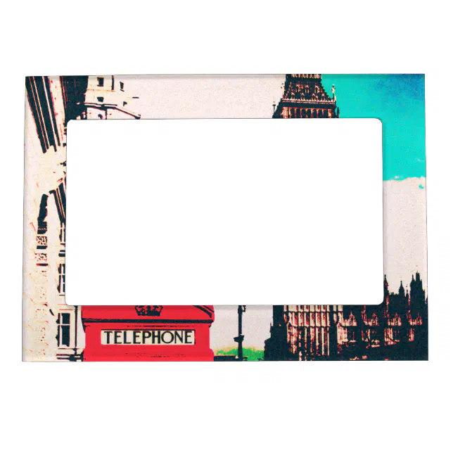 London Landmark Vintage Photo Magnetic Frame | Zazzle