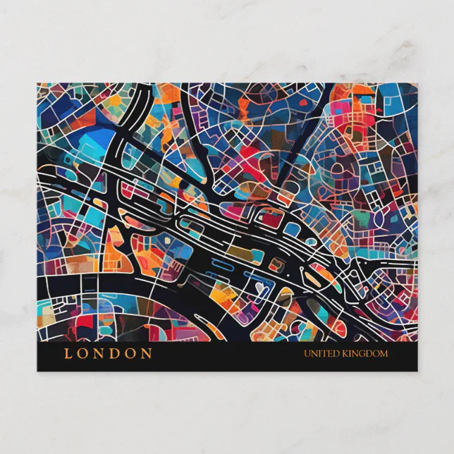 London map Postcard | Zazzle