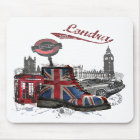 London's Underground Map Mouse Pad | Zazzle.com