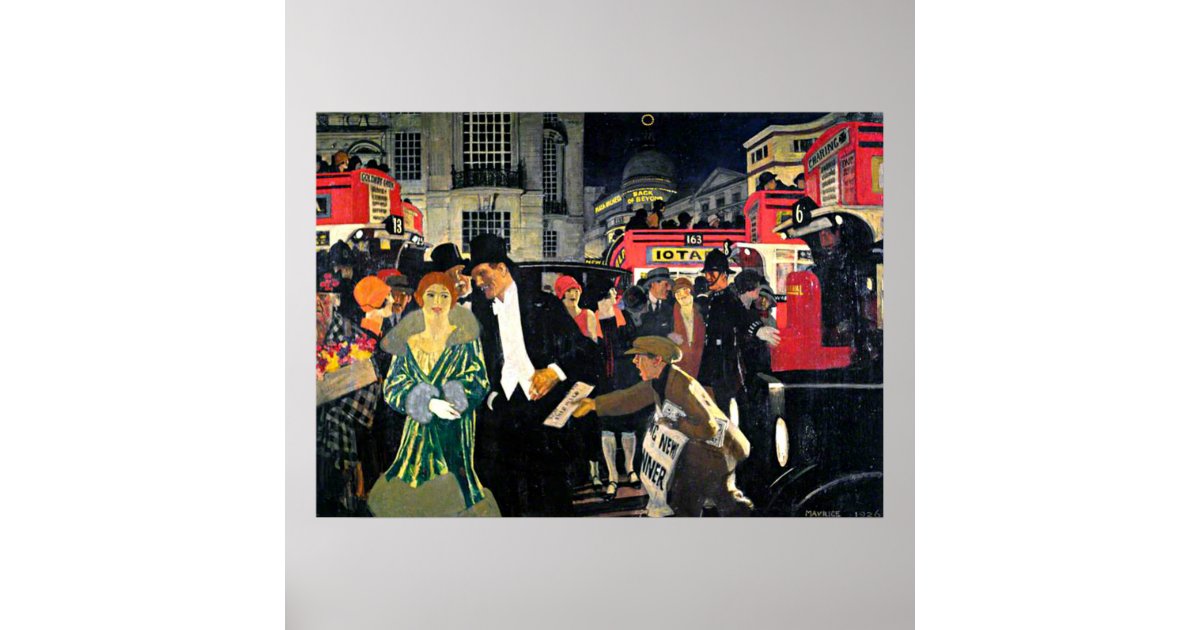 London, Piccadilly Poster | Zazzle