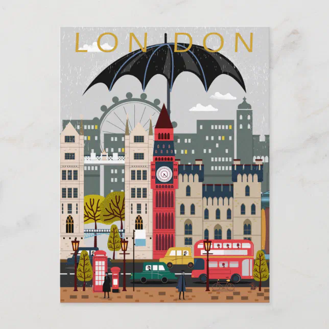 London Postcard | Zazzle