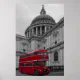 London Red Bus Poster | Zazzle