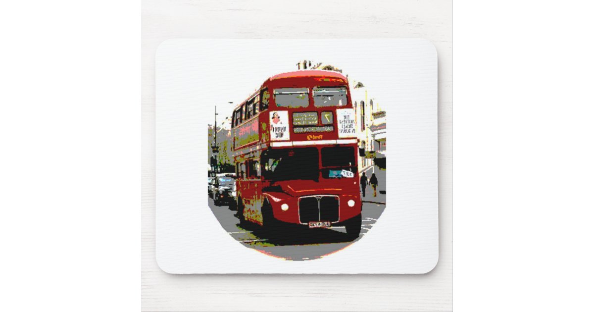 London Red Bus Routemaster Buses Mouse Pad | Zazzle