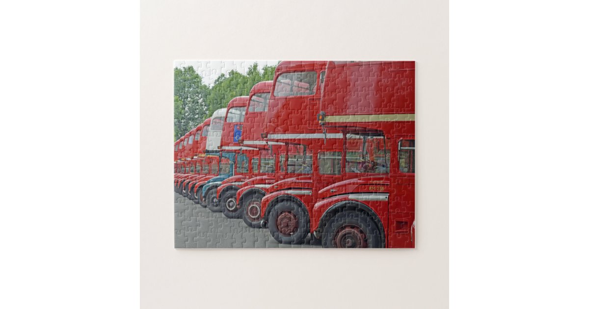 London red buses puzzle | Zazzle