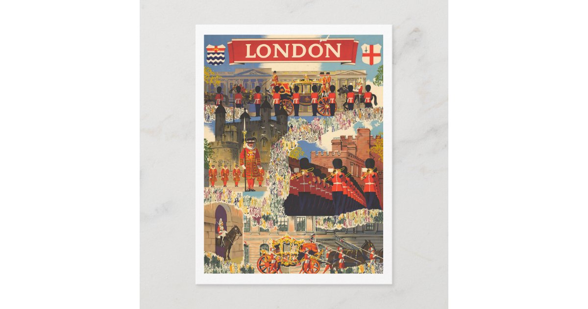 London Sightseeing - UK Postcard | Zazzle