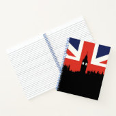 London Skyline | The British Flag Notebook | Zazzle