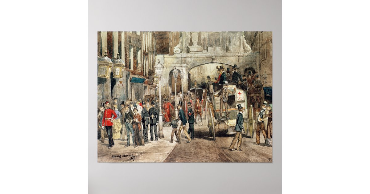 London Street, 1869 Poster | Zazzle
