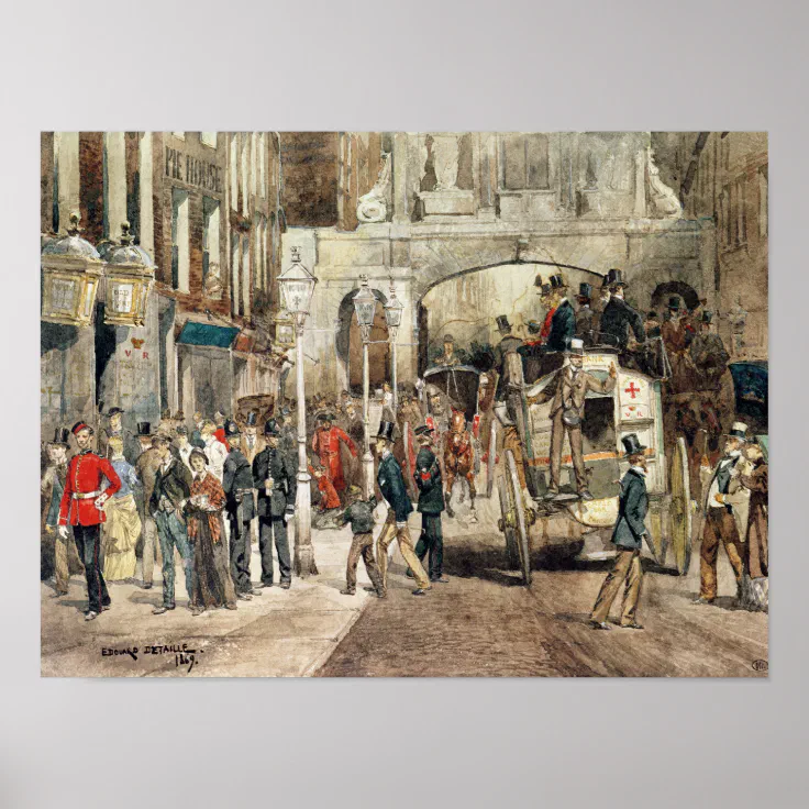 London Street, 1869 Poster | Zazzle
