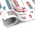 London Themed Gift Wrap | Zazzle