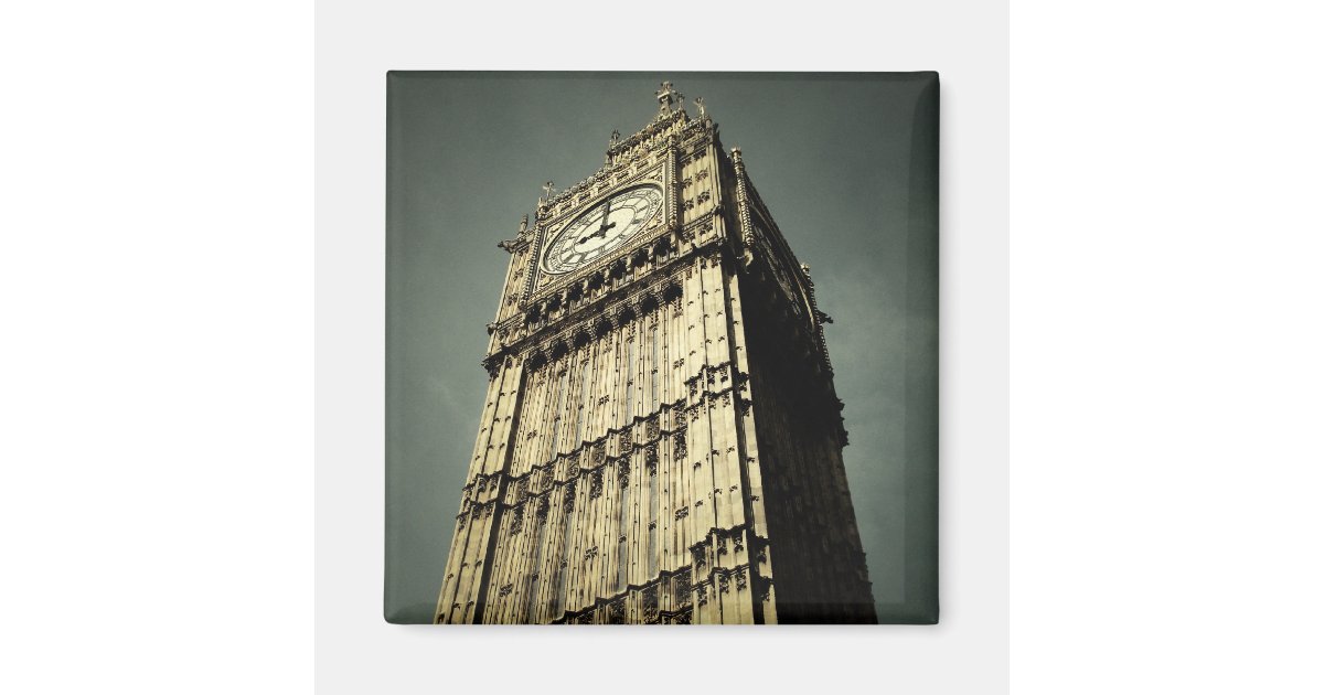 London - Tower and Big Ben Magnet | Zazzle