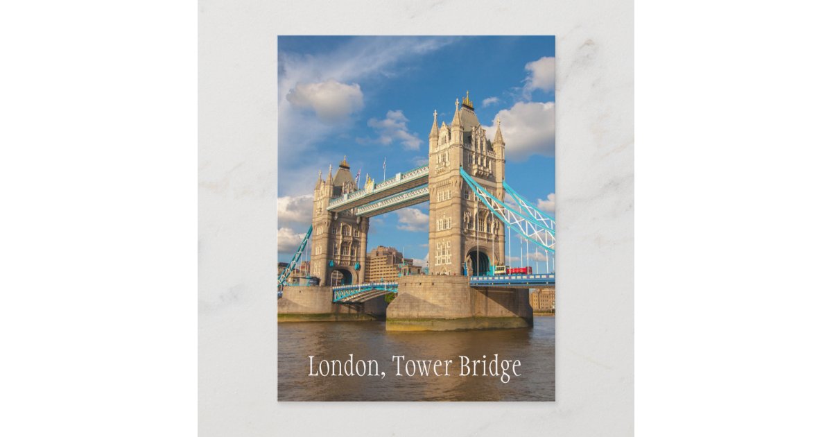 London, Tower Bridge, photography postcard | Zazzle